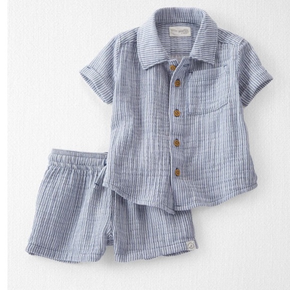 Carter's | Matching Sets | 2piece Organic Cotton Gauze Set | Poshmark